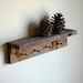 Rustic Key Rack. Barn Wood Shelf With Key Hooks. Rustic Key Hanger ...