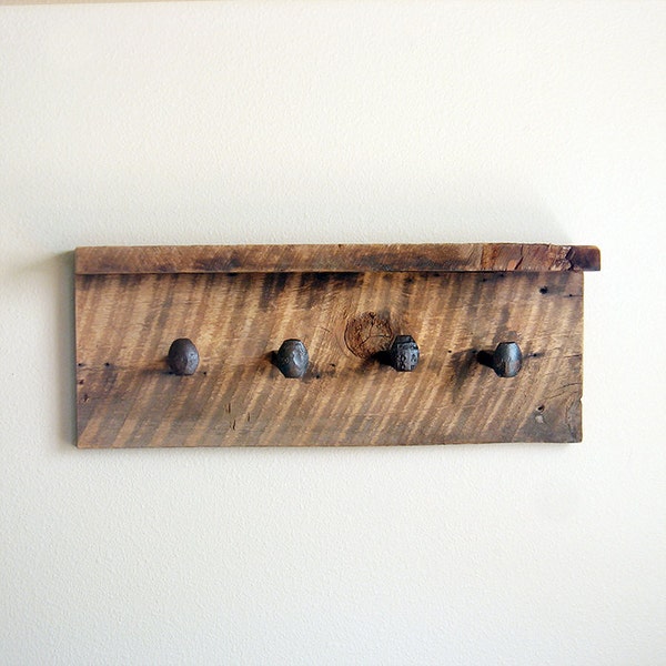 Barn Wood Coat Rack - Etsy