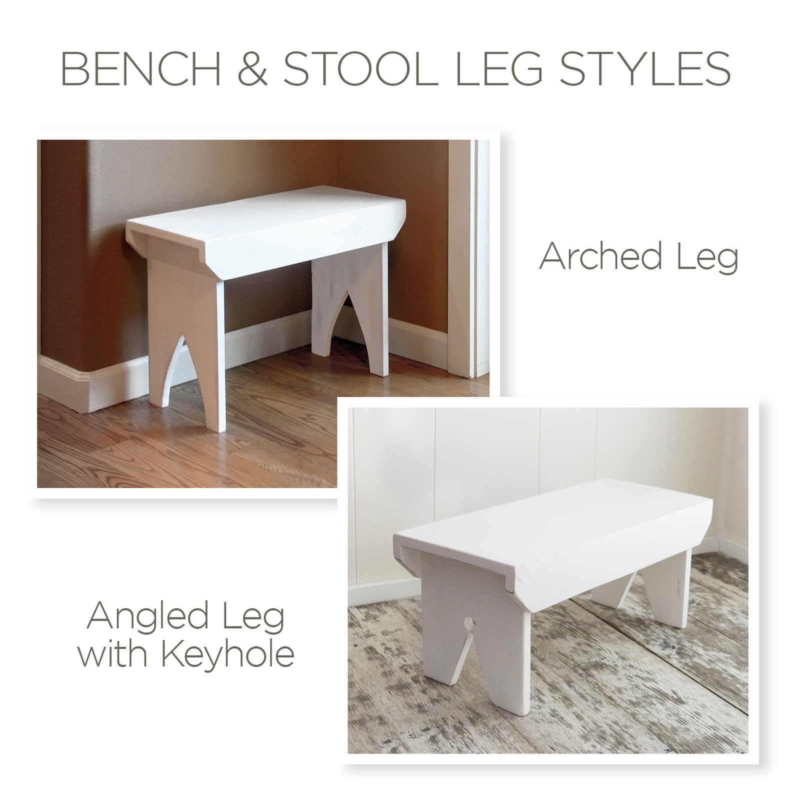 Tall Entryway Stool, Distressed Country Bench - Etsy
