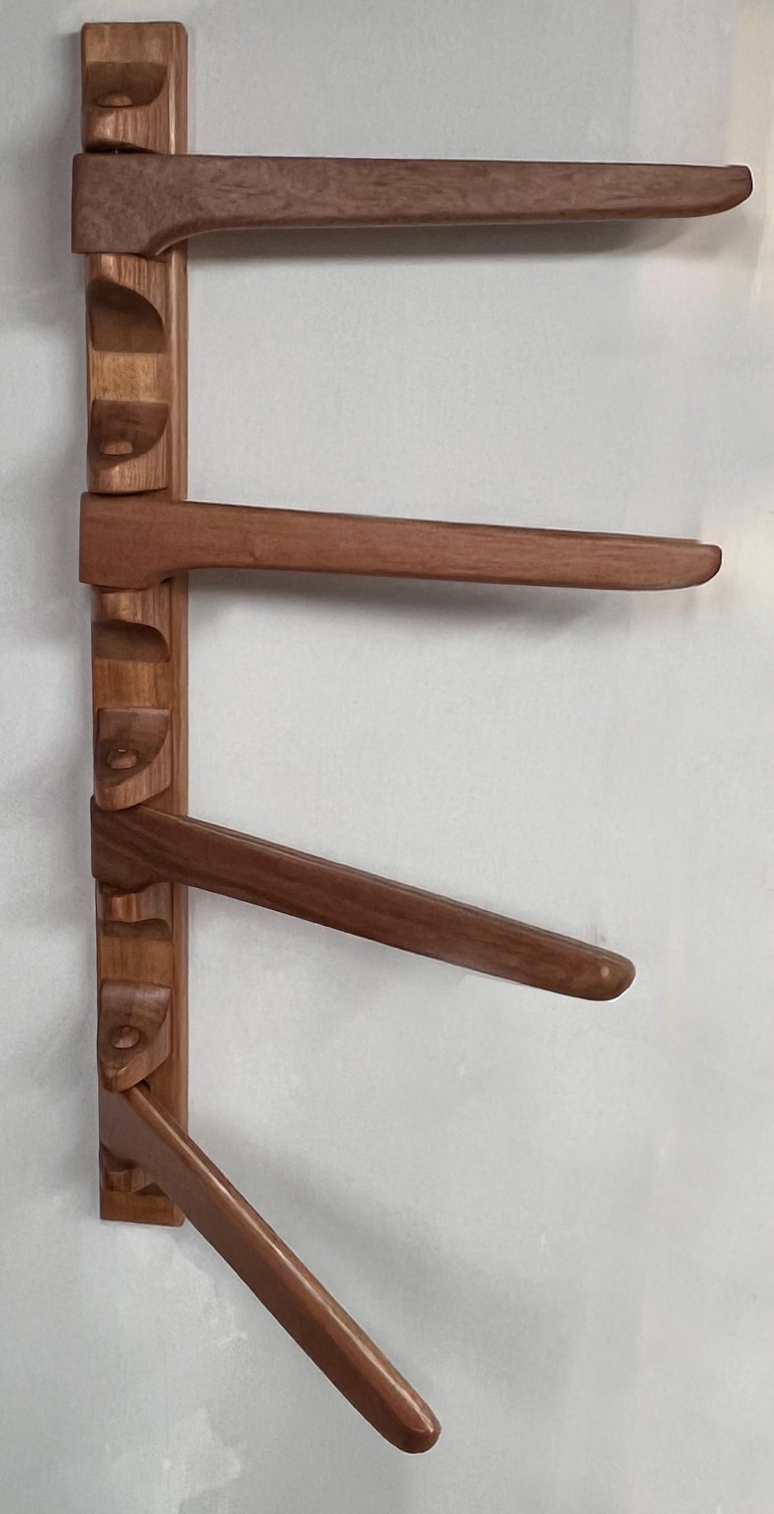 Mahogany Swing Arm Quilt Rack - Etsy