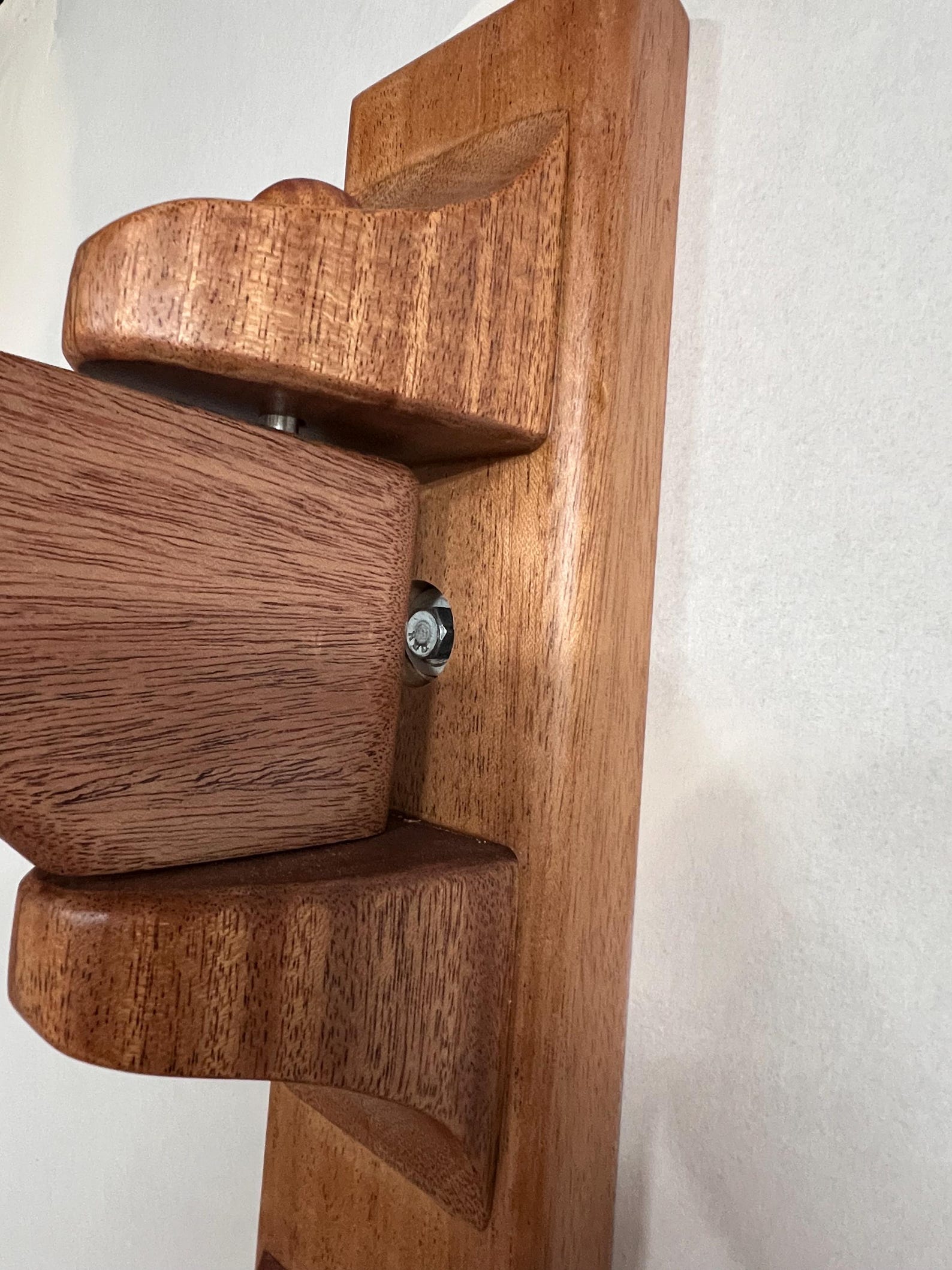 Mahogany Swing Arm Quilt Rack - Etsy