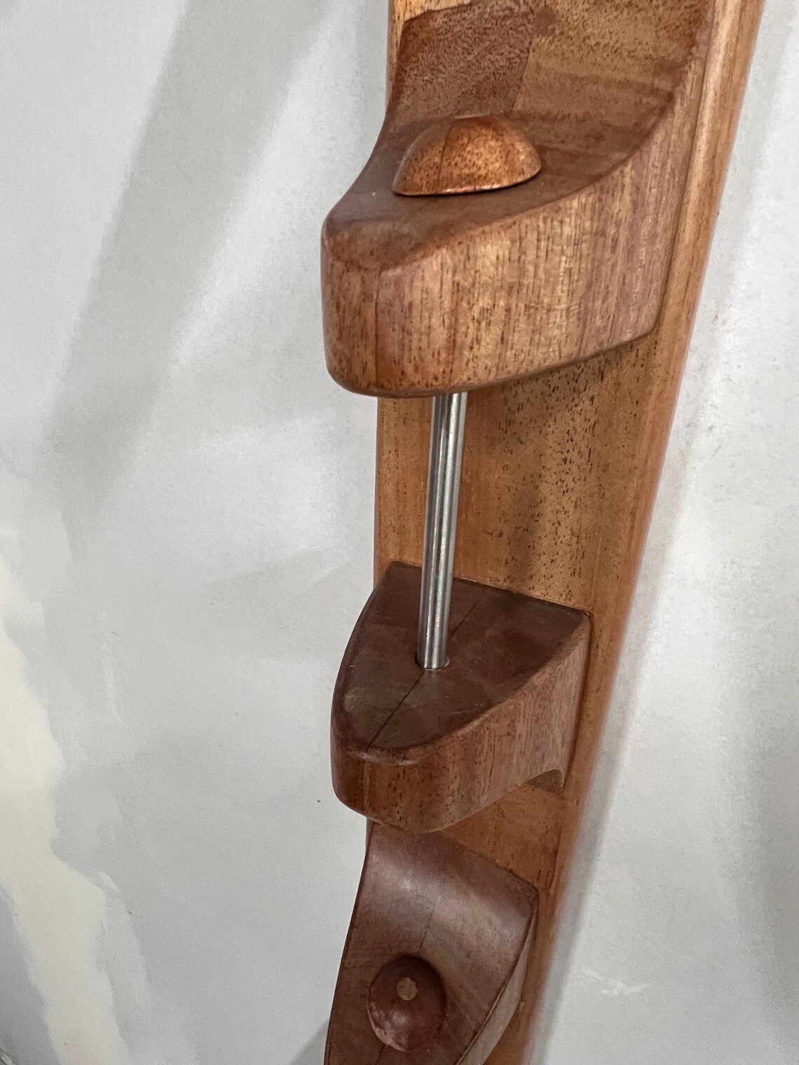 Mahogany Swing Arm Quilt Rack - Etsy