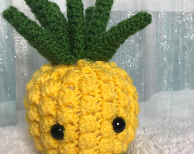 Pineapple, Crochet Pineapple, Stuffed Pineapple, Pinapple Plush, Play ...
