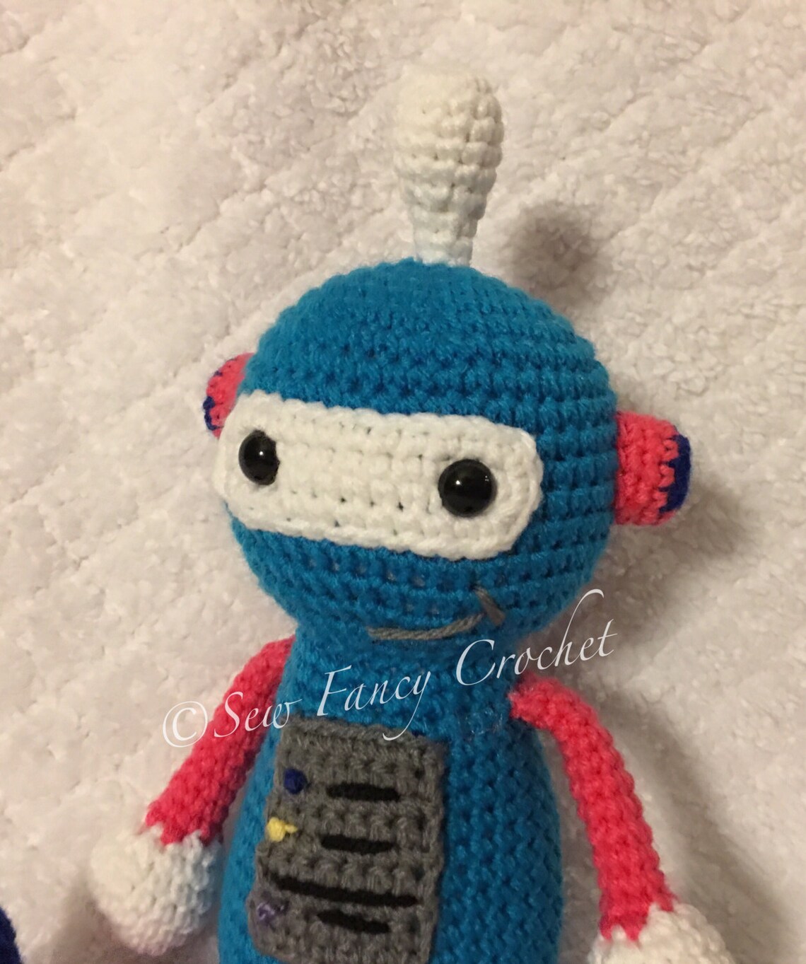 Robot Stuffed Animal, Crochet Robot Stuffed Animal, Crochet Robot ...
