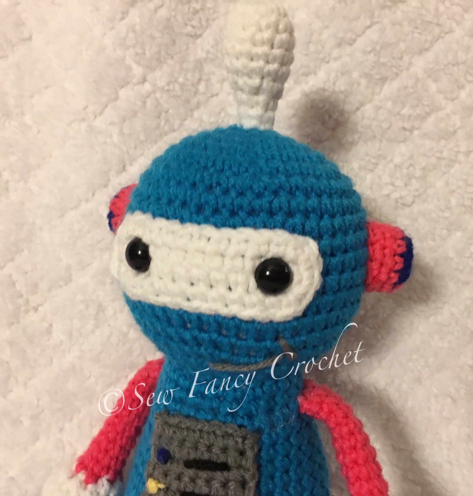 Robot Stuffed Animal, Crochet Robot Stuffed Animal, Crochet Robot ...