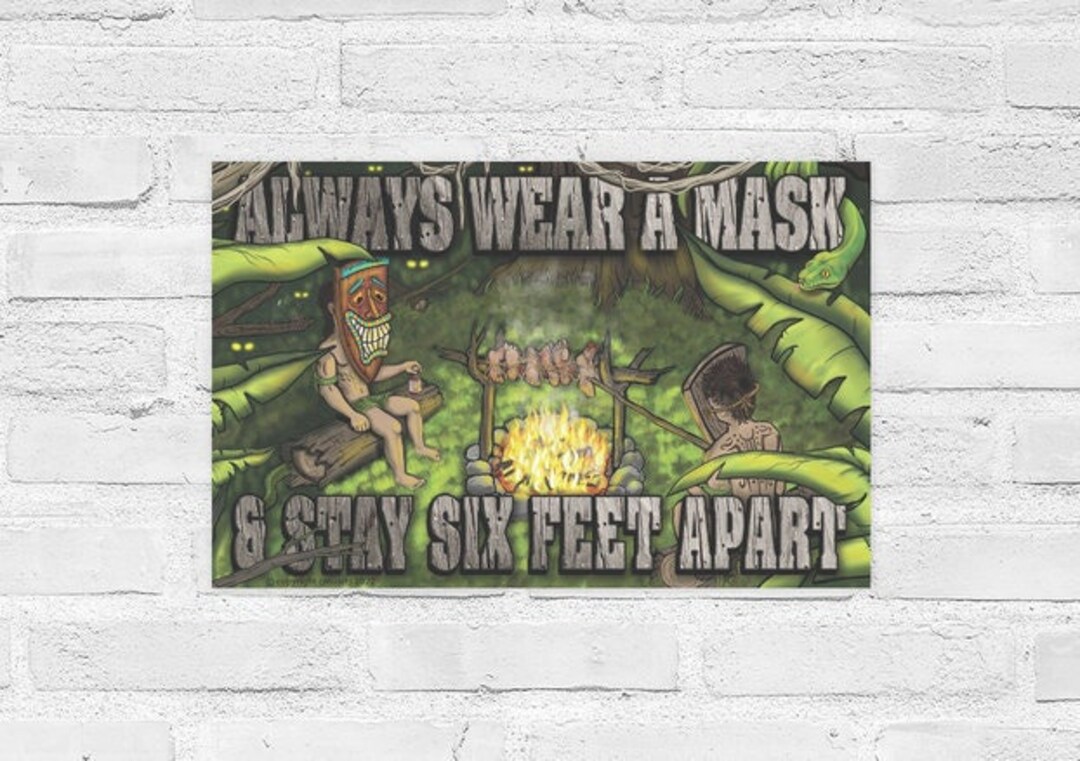 Always Wear a Mask TIKI - Etsy