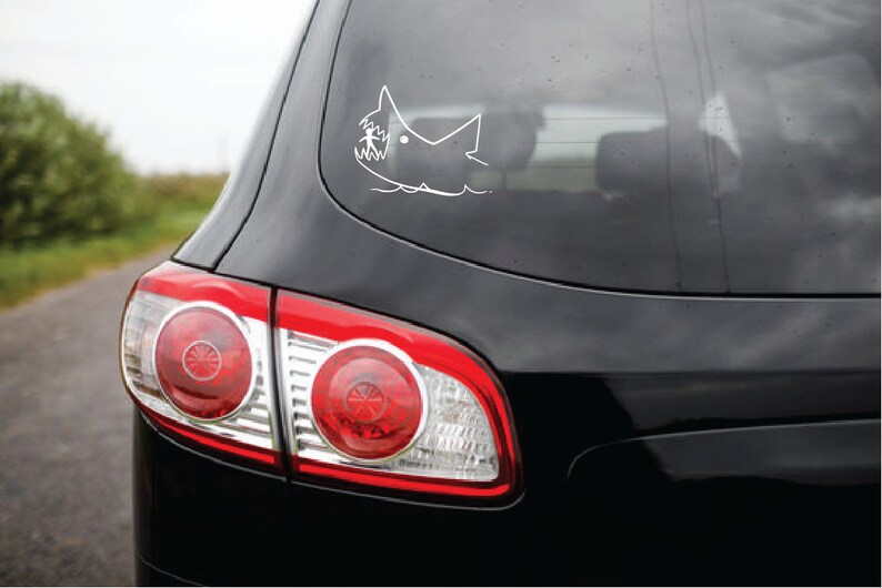 Jaws Chalkboard Sticker - Etsy