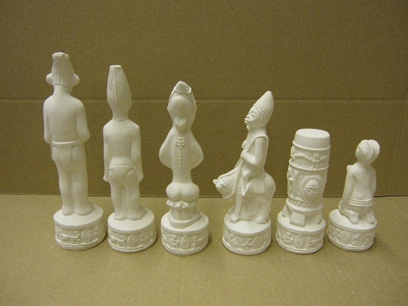 Toys & Games 9 x Supercast 0017 Classical Chess set reusable latex ...