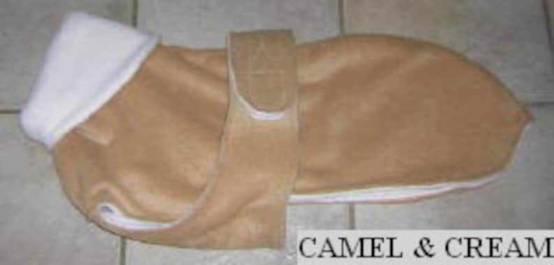 Small Custom Made Your Choice of SOLID Color Toy Dog Coat & Snood ...