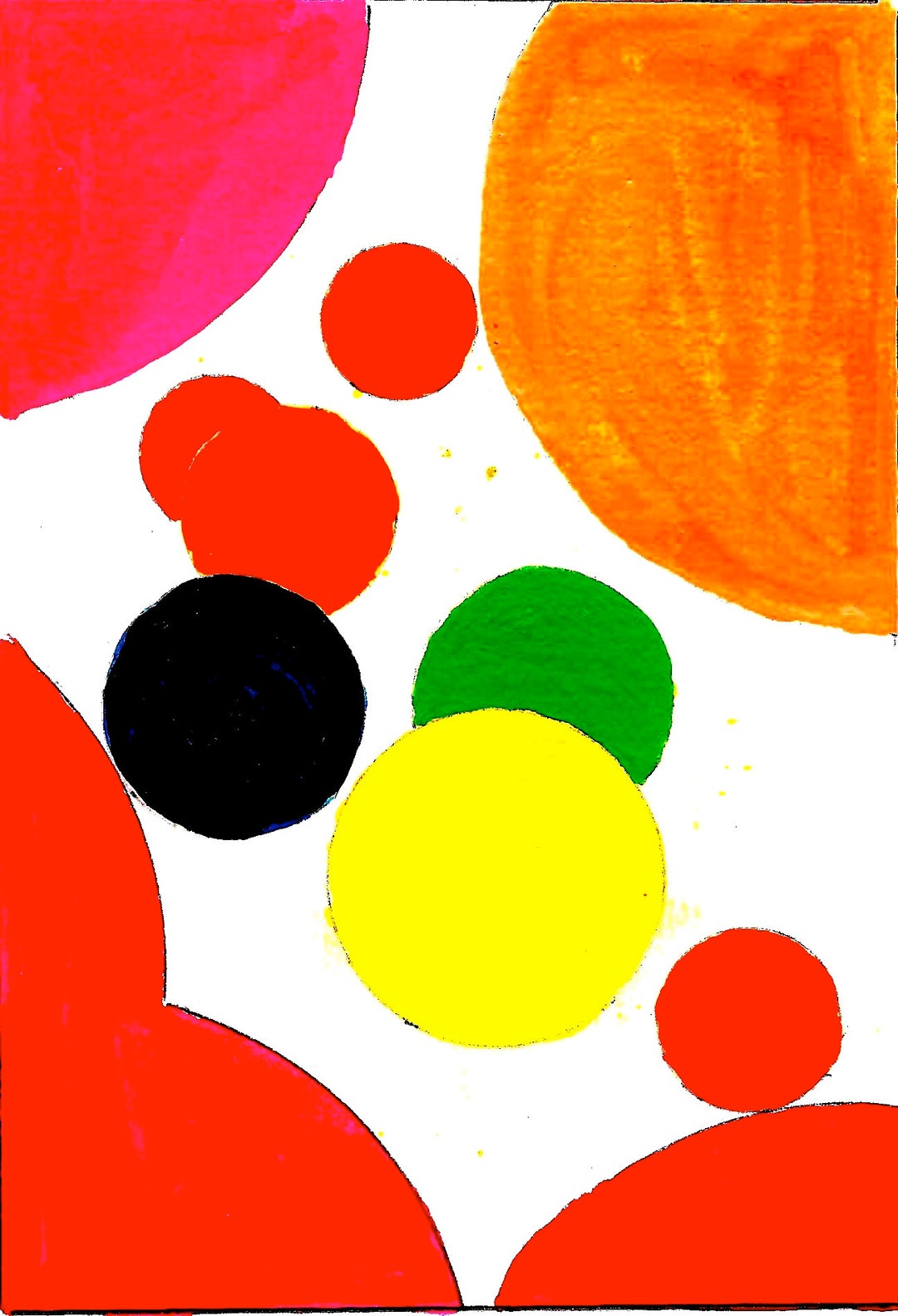 DOT MIX 2 Contemporary Digital Print - Etsy