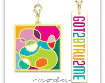 Words Enamel Zipper Pulls (set of Three) Cathe Holden Sew Cute Zipper ...