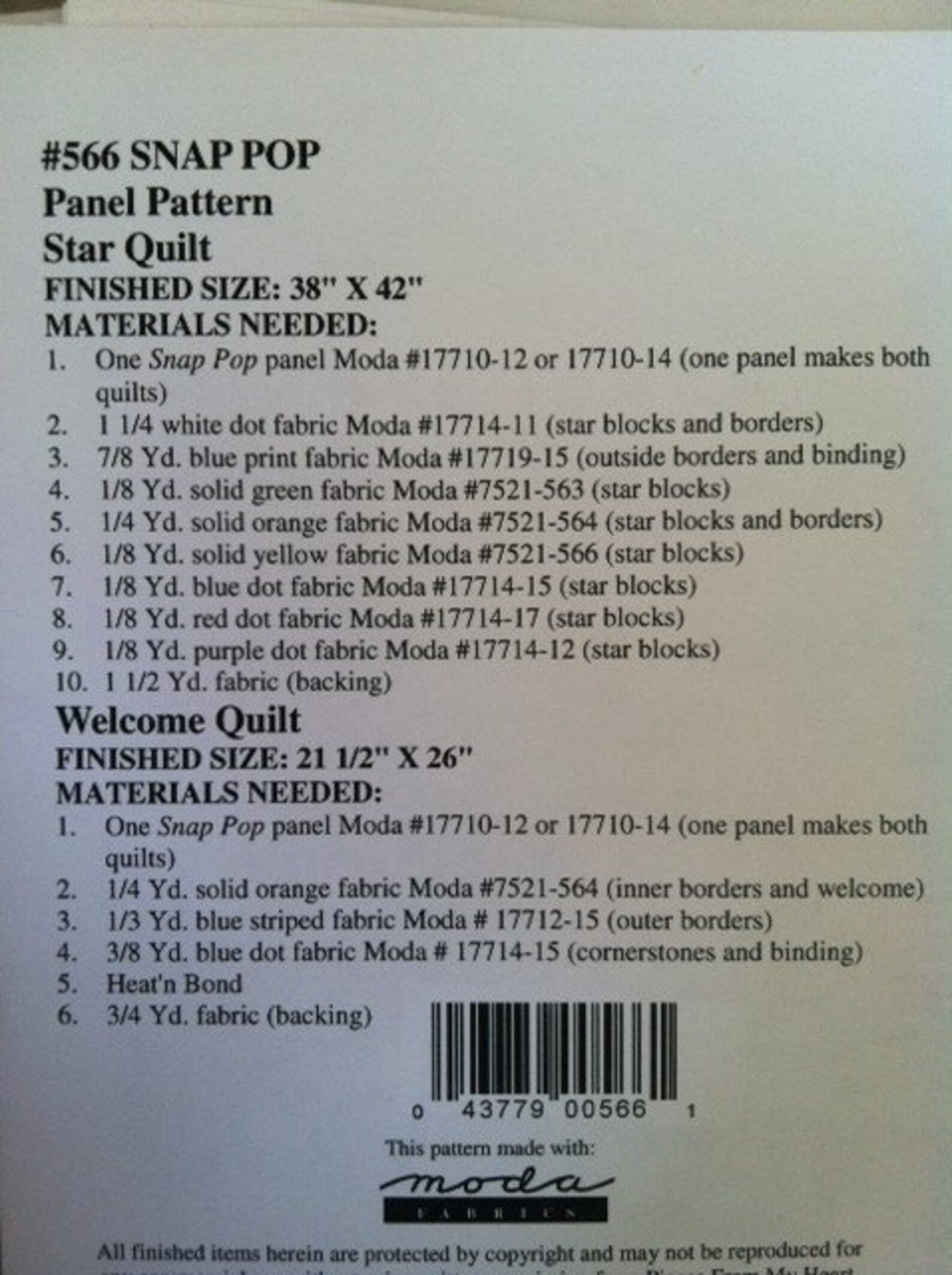 Snap Pop Panel Quilt Pattern by Pieces From My Heart | Etsy