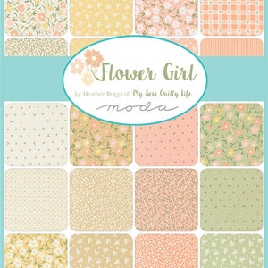 MODA Flower Girl Hexagon Flower Panel by My Sew Quilty Life 31738-11 ...