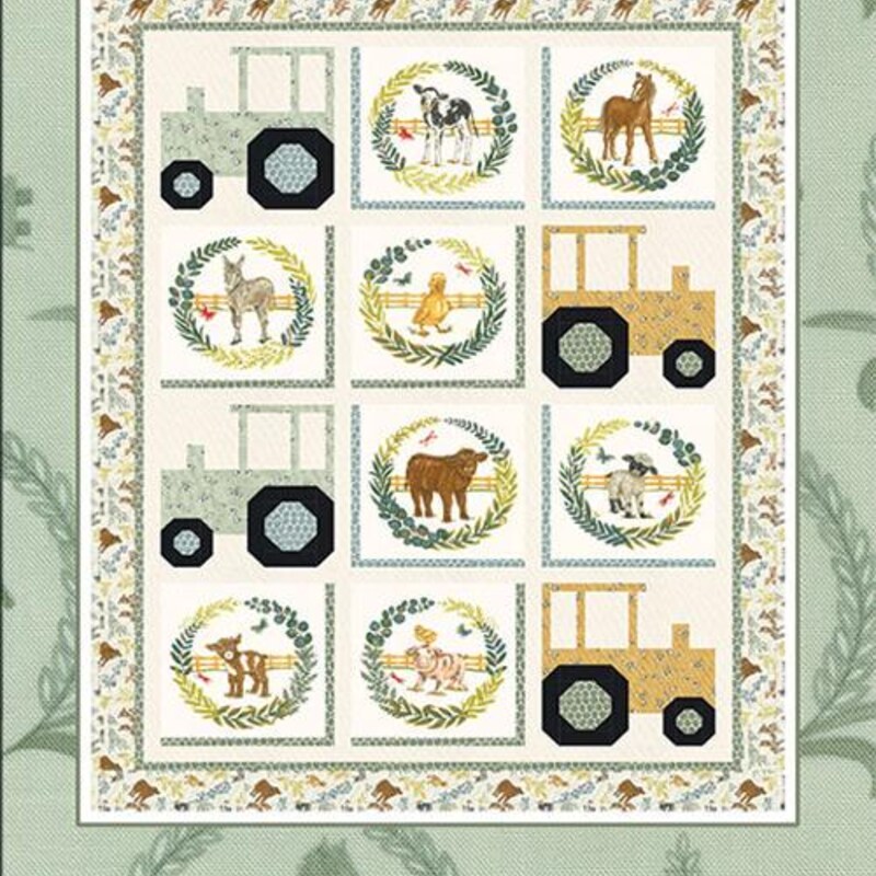 Tractor Quilt Pattern - Etsy