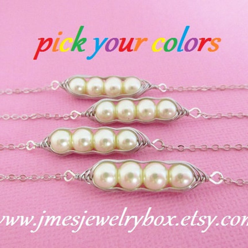 Peapod Bracelet - Etsy