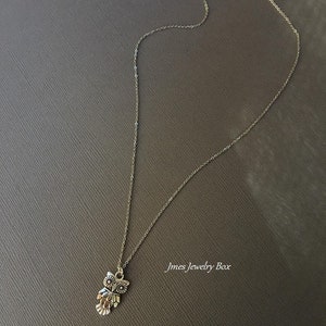 Little Silver Owl Necklace, Silver Owl Pendant, Sweet Little Owl ...