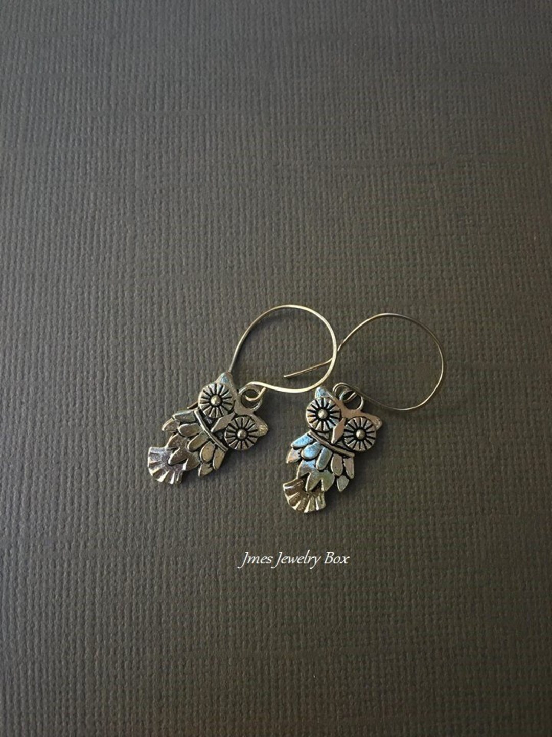 Little Silver Owl Earrings, Little Owl Earrings, Silver Owl Earrings ...