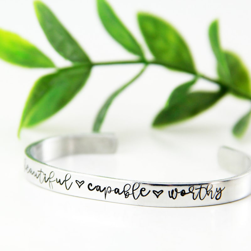 Mantra Bracelet - Etsy