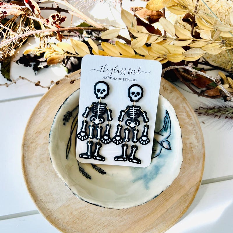 Clay Skeleton - Etsy