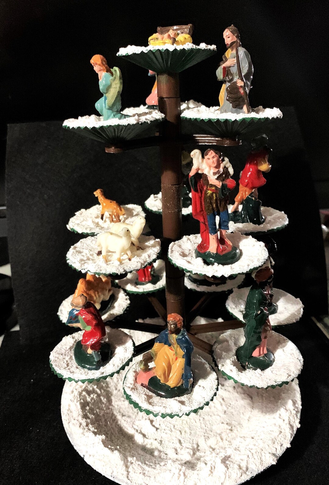 Vintage Plastic Nativity Scene - Etsy