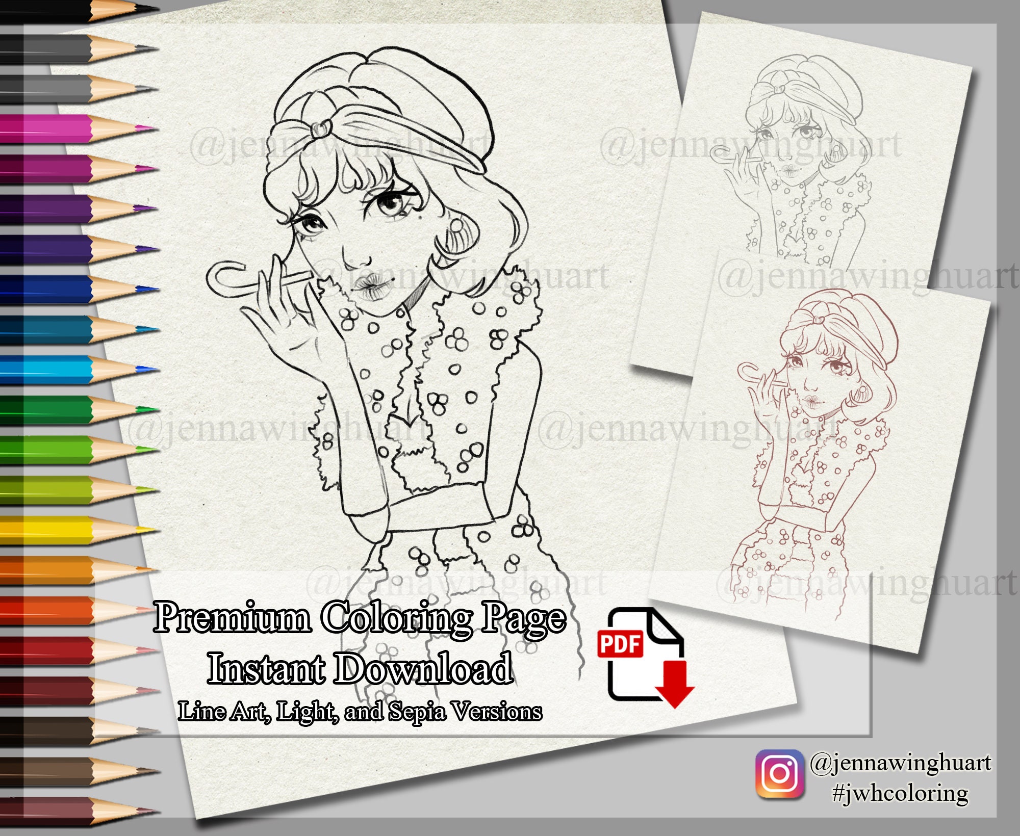 1920 S Jazz Age Coloring Pages