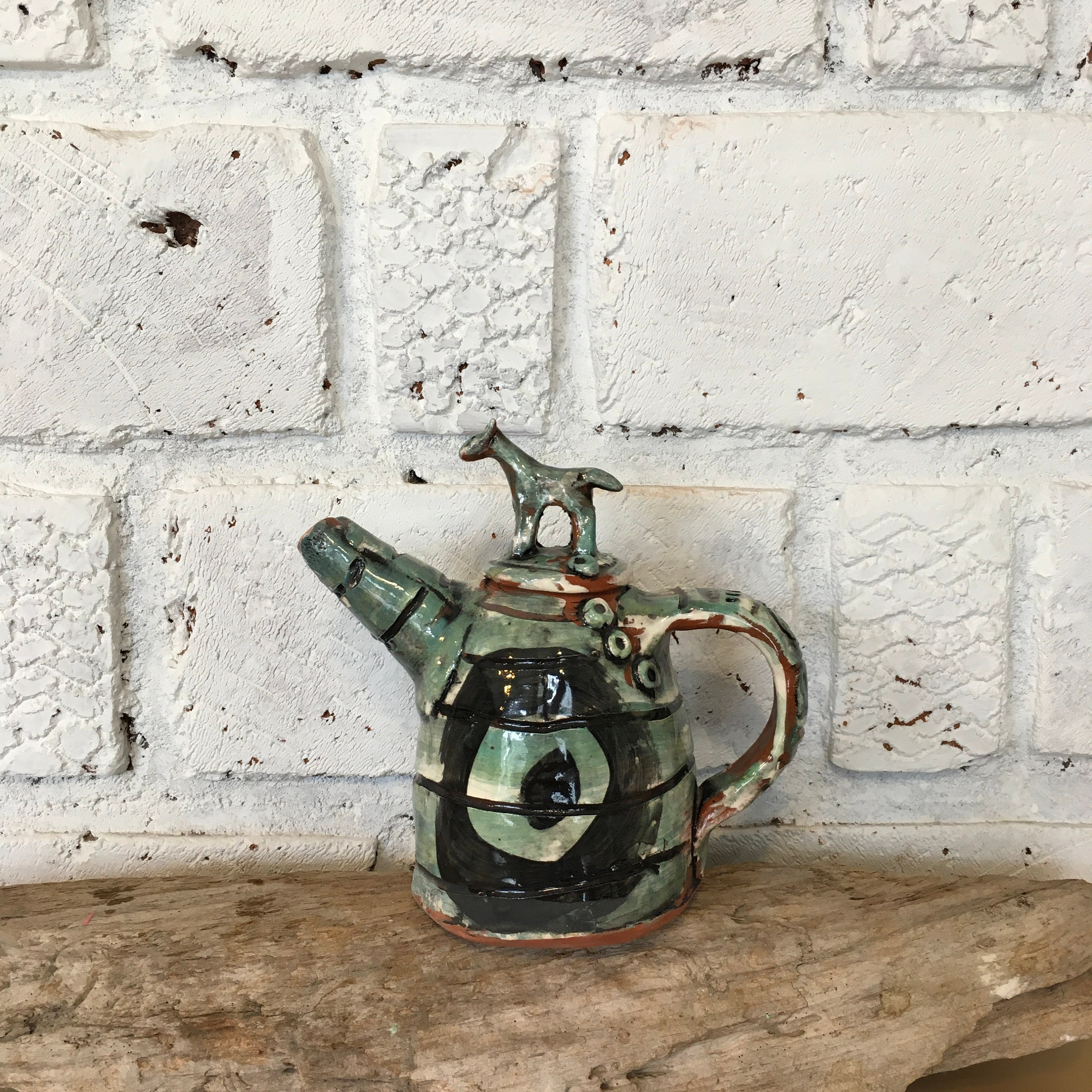 Ceramic Steampunk Teapot