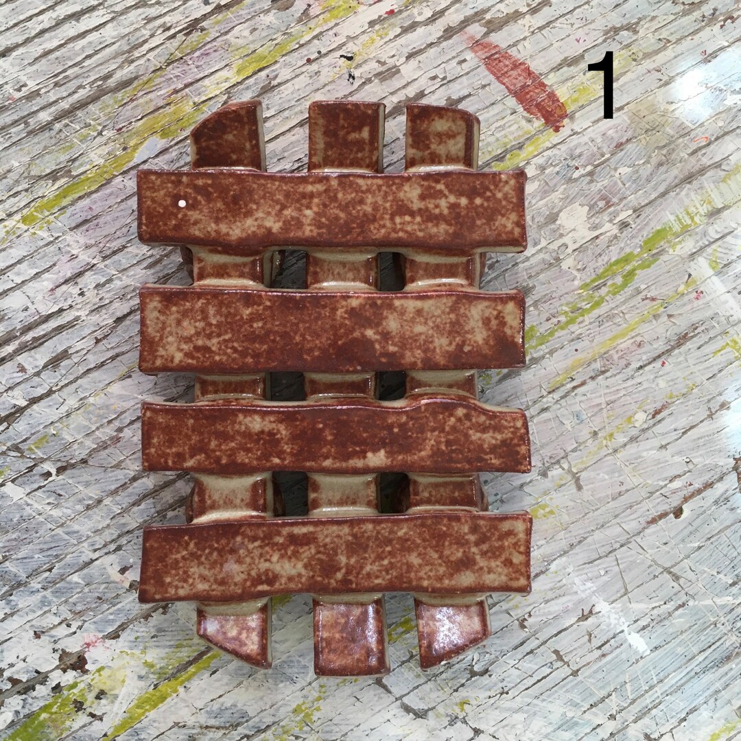 Handmade Ceramic Soap Trivet, Pottery Stoneware, Sponge Rest ...