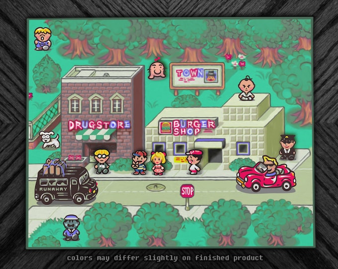 Earthbound Town 8x10 Signed Matte Print - Etsy