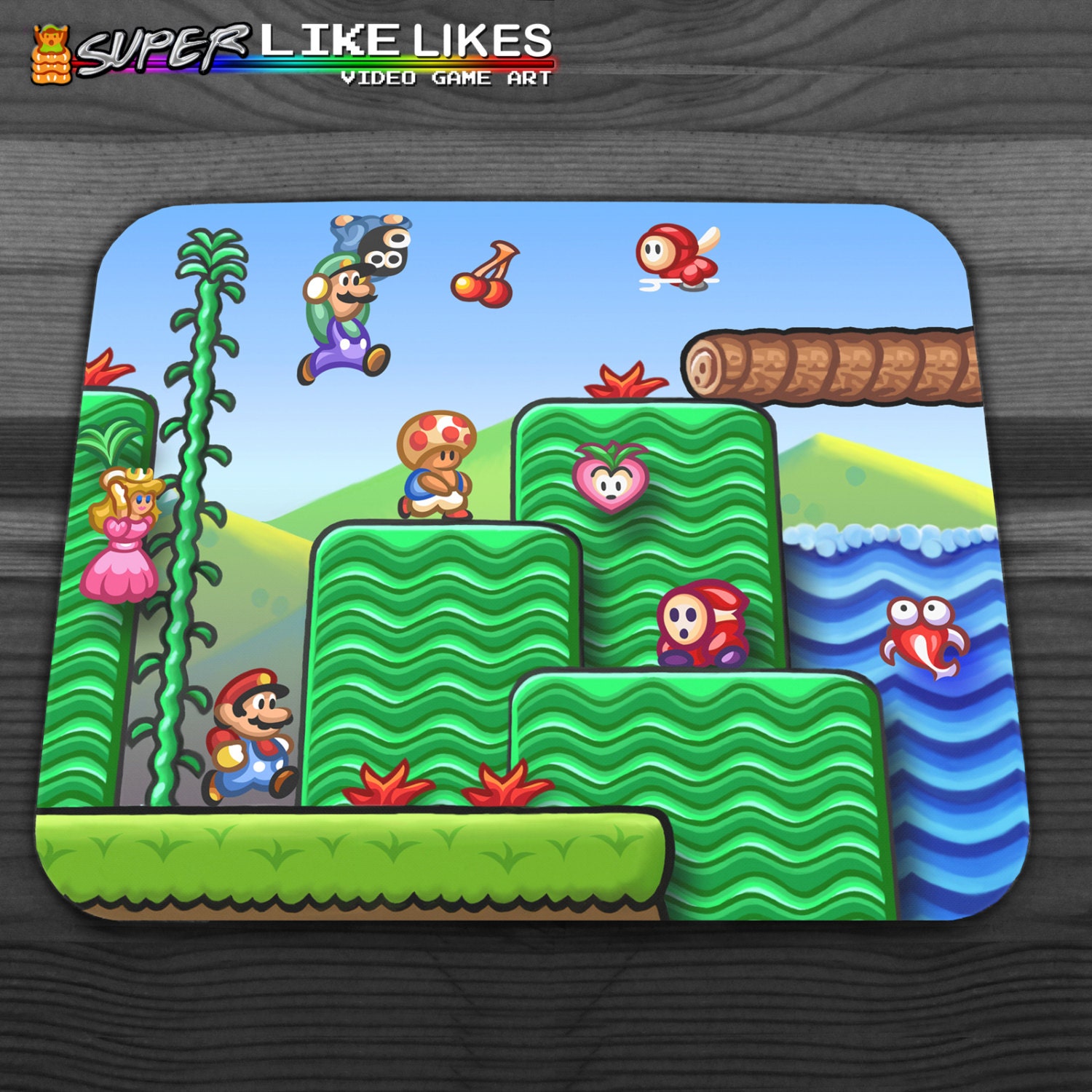 Super Mario 2 Mousepad | Etsy