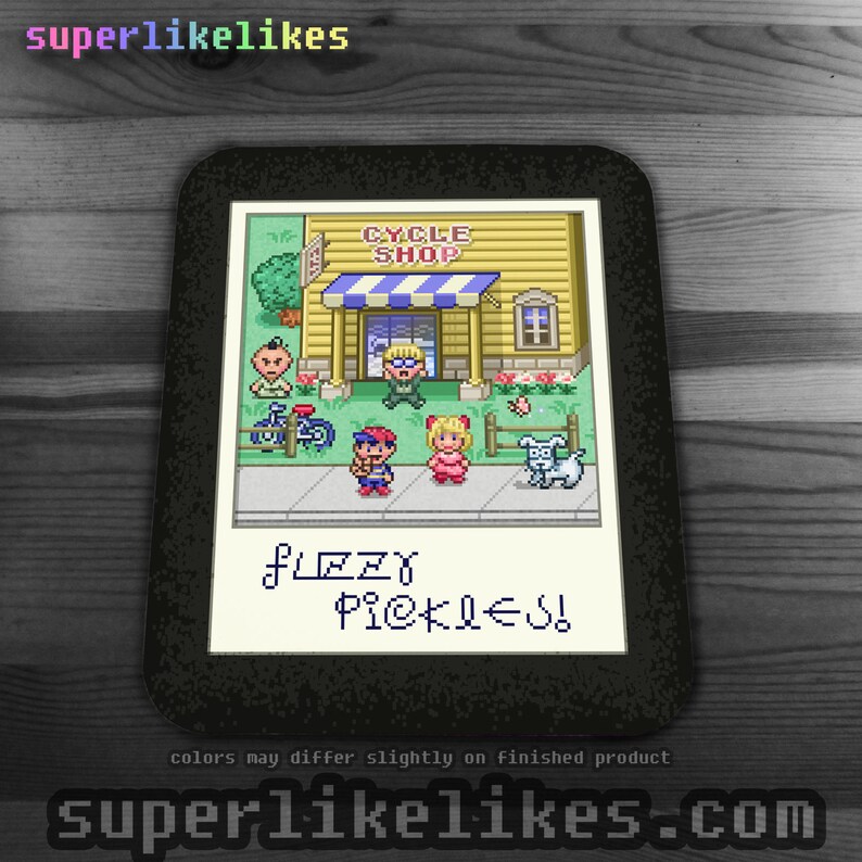 Earthbound Fuzzy Pickles Mousepad Great Gift for Any Retro - Etsy