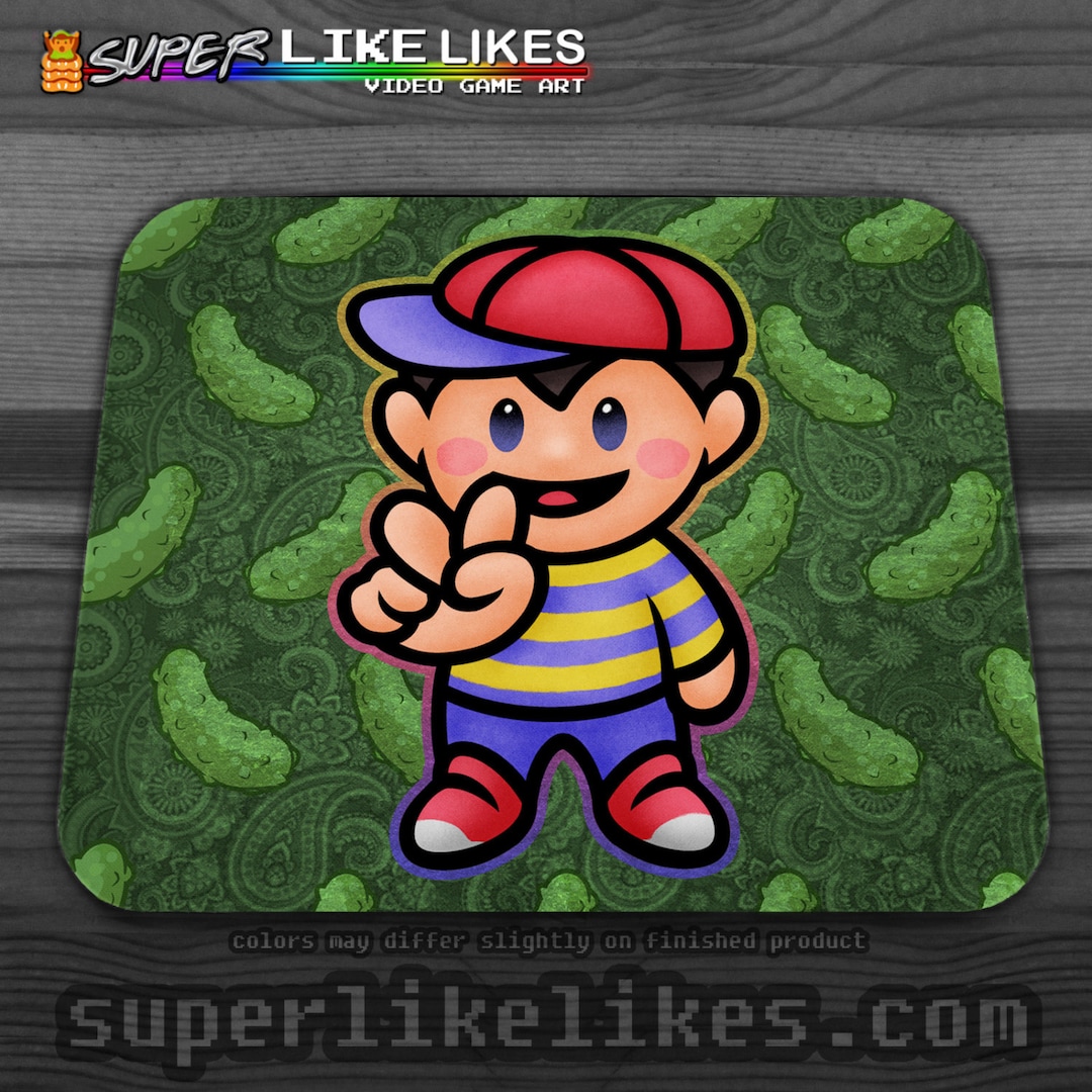 Earthbound Fuzzy Pickles Mousepad - Etsy