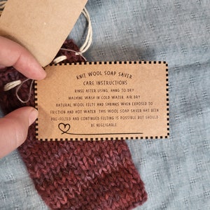 Wool Soap Saver Made From Reclaimed Yarn - Etsy