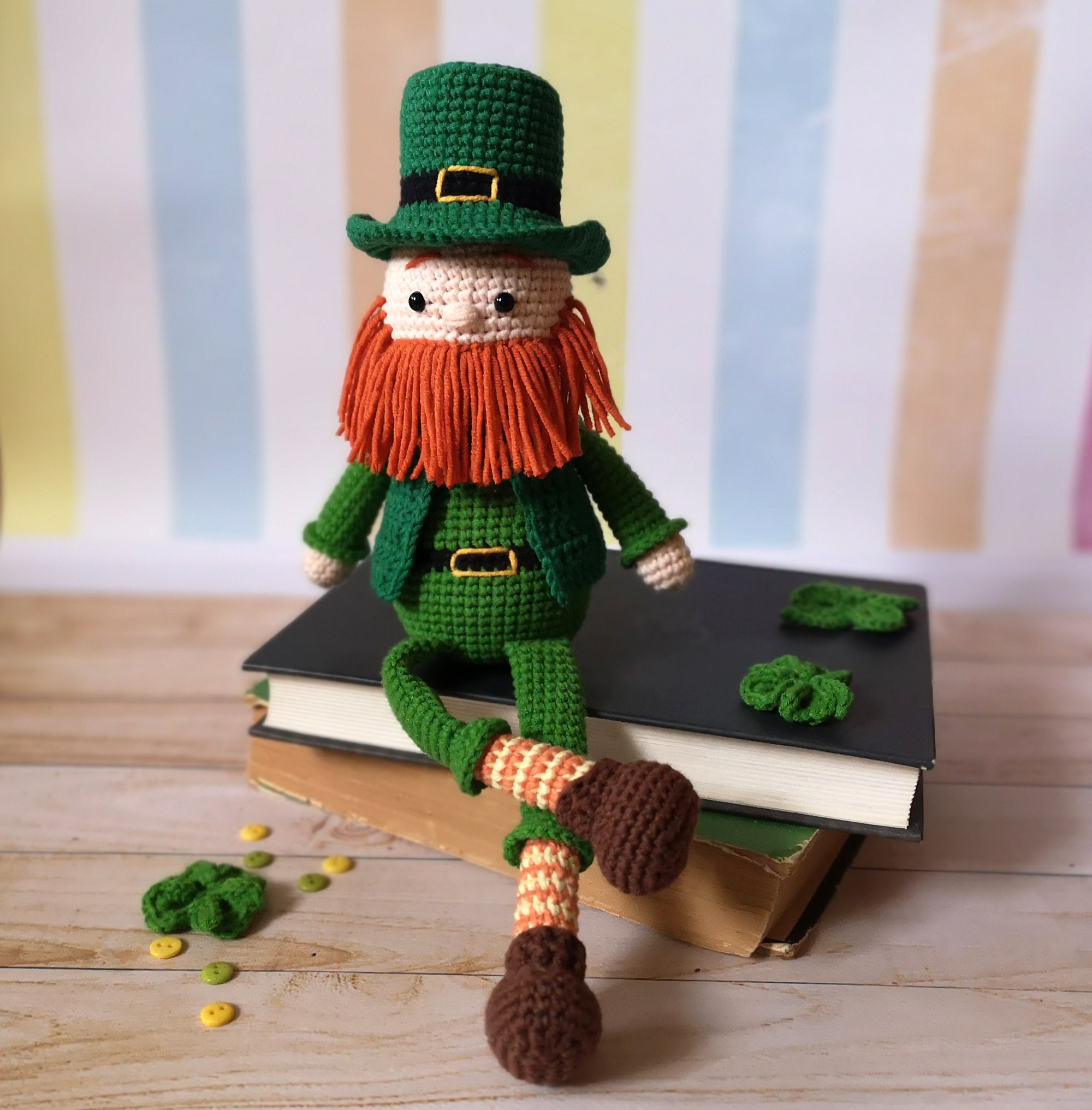 St Patricks Day Decor Leprechaun Doll for Home Irish Gnome - Etsy UK