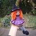 Halloween Witch Doll Shelf Sitter Handmade Witch Toy Decor - Etsy