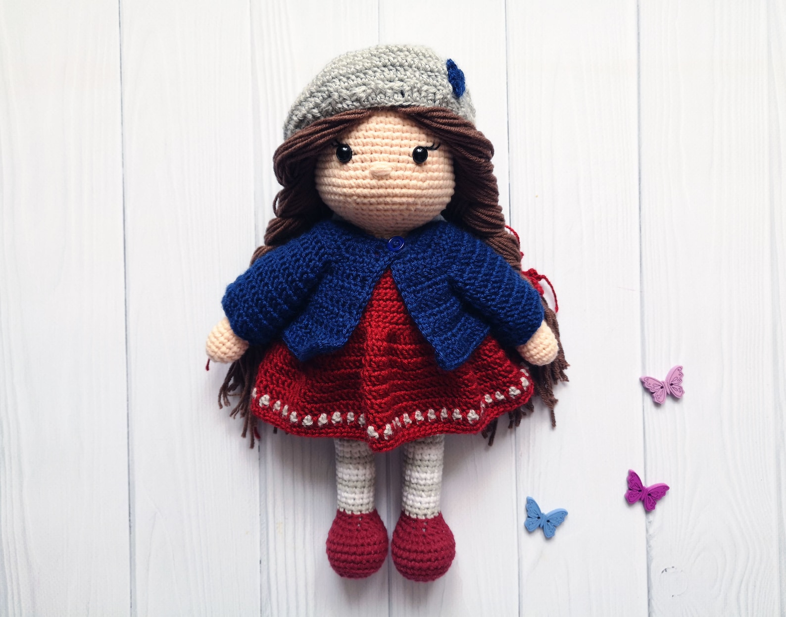 Amigurumi Doll Pattern Molly Crochet Doll Girl Pattern With - Etsy