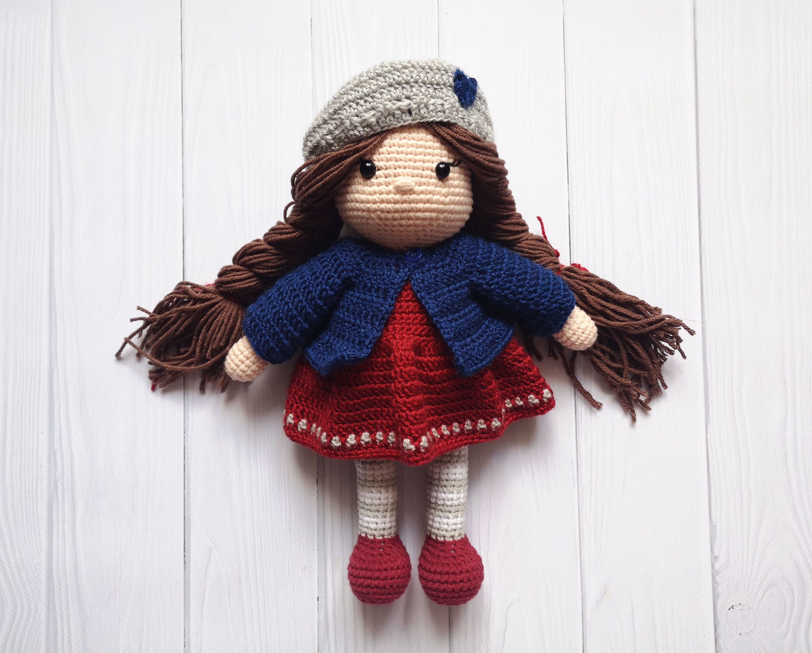 Amigurumi Doll Pattern Molly Crochet Doll Girl Pattern With - Etsy