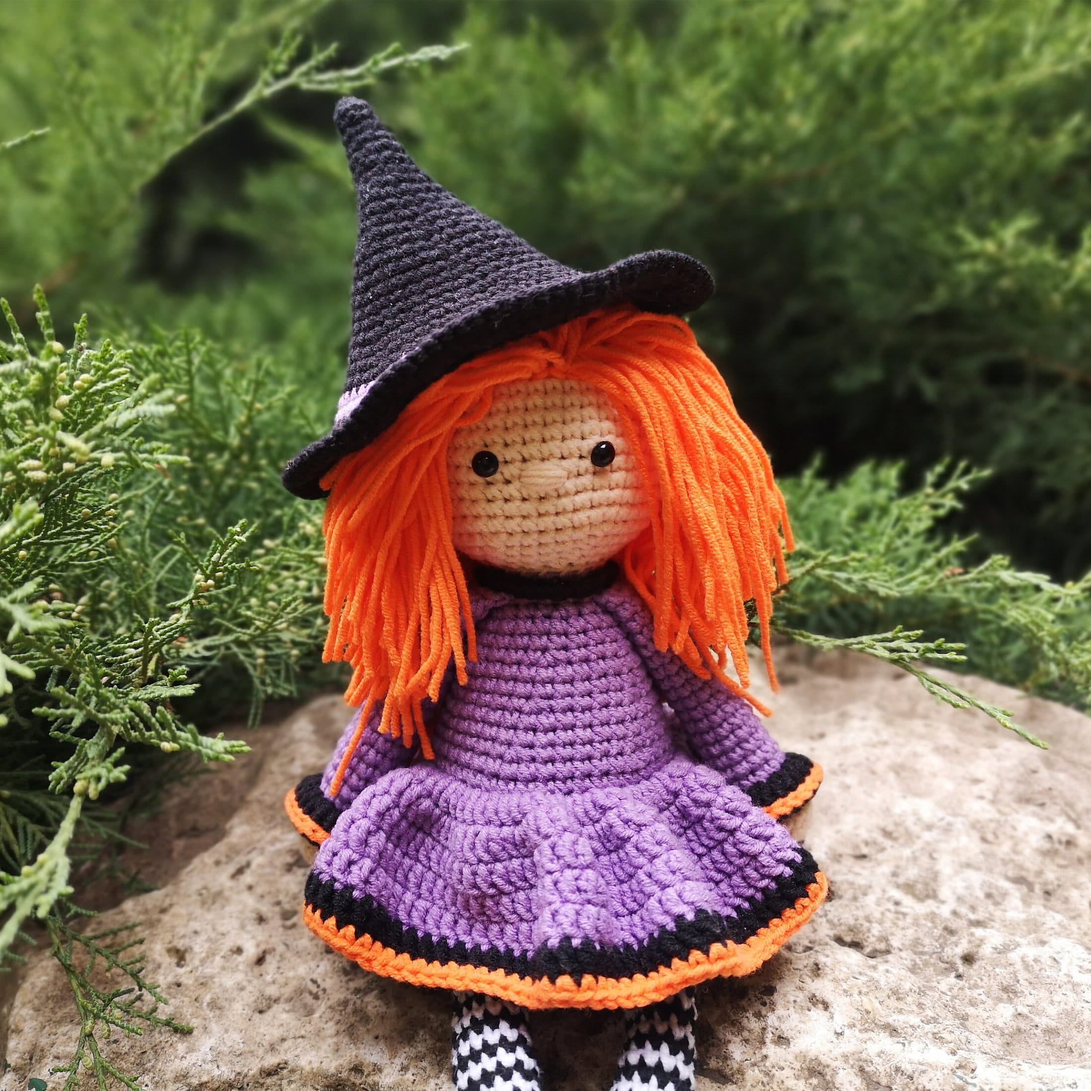 Halloween Witch Crochet Pattern, Amigurumi Witch Doll Pattern, Pdf ...