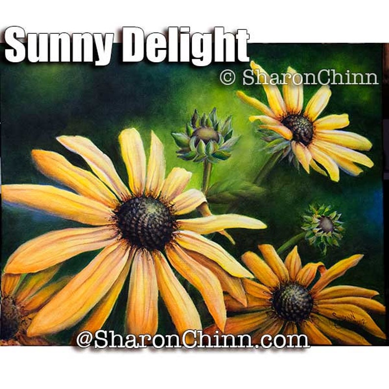 Black Eyed Susan Painting Pattern by Download - Sunny Delight, Sharon ...