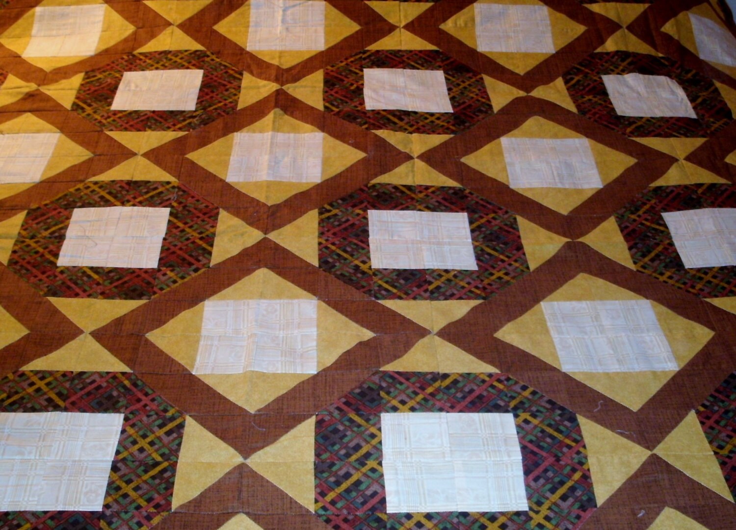 On the Square Queen Quilt - Etsy