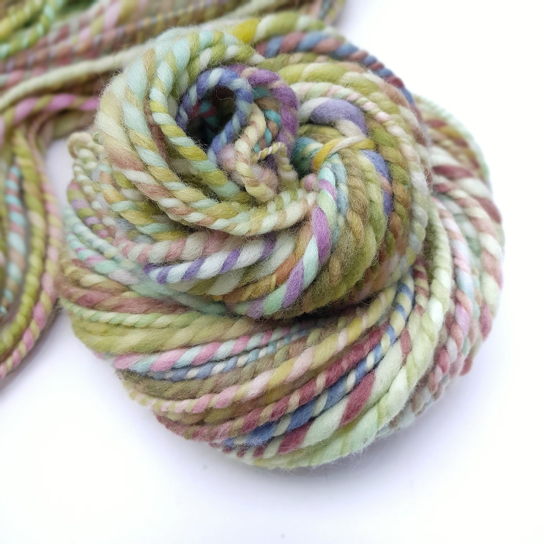 Handspun Yarn, Art Yarn, Chunky Yarn, Weaving Yarn, Slub Yarn, Hand ...