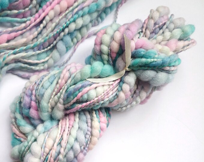 Handspun Yarn, Art Yarn, Chunky Yarn, Weaving Yarn, Slub Yarn, Hand ...