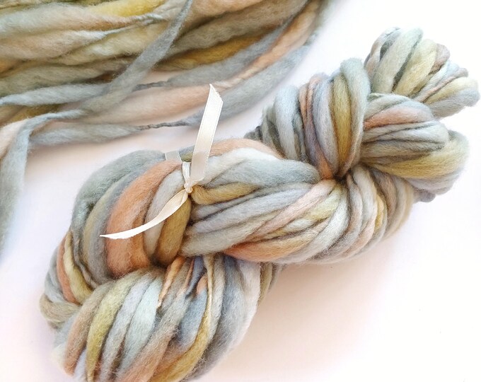 Handspun Yarn, Art Yarn, Chunky Yarn, Weaving Yarn, Slub Yarn, Hand ...