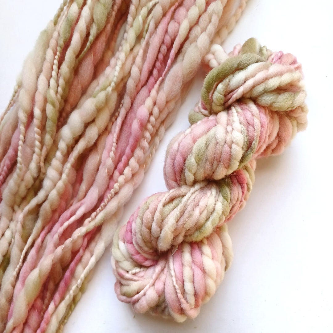 Handspun Yarn, Art Yarn, Chunky Yarn, Weaving Yarn, Slub Yarn, Hand ...