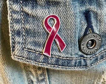 Multiple Myeloma Burgundy Ribbon Necklace Survivor Sickle | Etsy