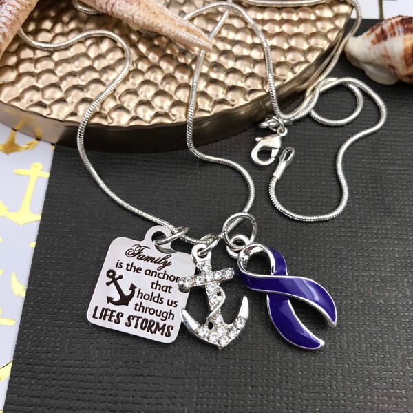 Purple Anchor - Etsy