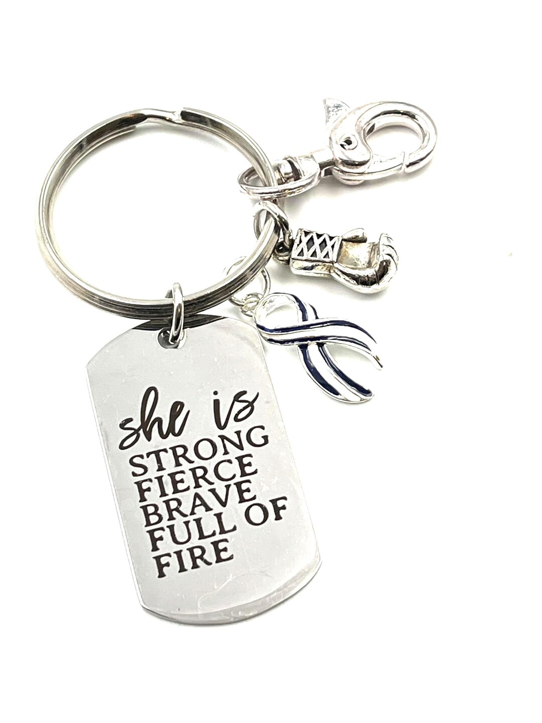 ALS Warrior Keychain, Encouragement Poem - ALS Awareness Gift, Lou ...