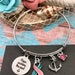 Previvor Charm Bracelet Pink and Teal Ribbon BRCA - Etsy