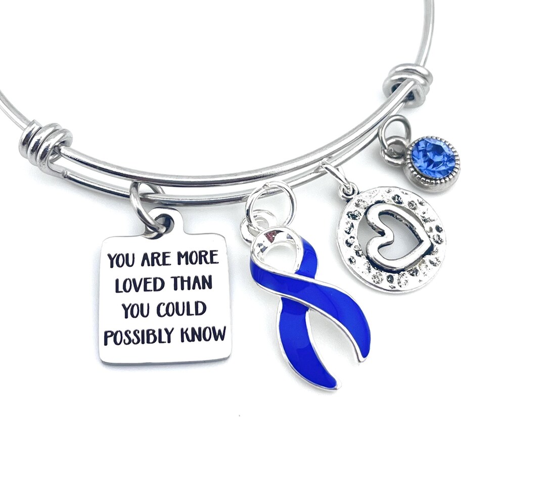 Periwinkle Ribbon Bracelet / Stomach Gastric Esophageal Cancer Survivor ...