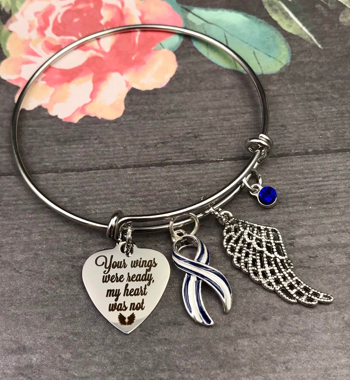 ALS Awareness Bracelet Your Wings Were Ready My Heart Was - Etsy