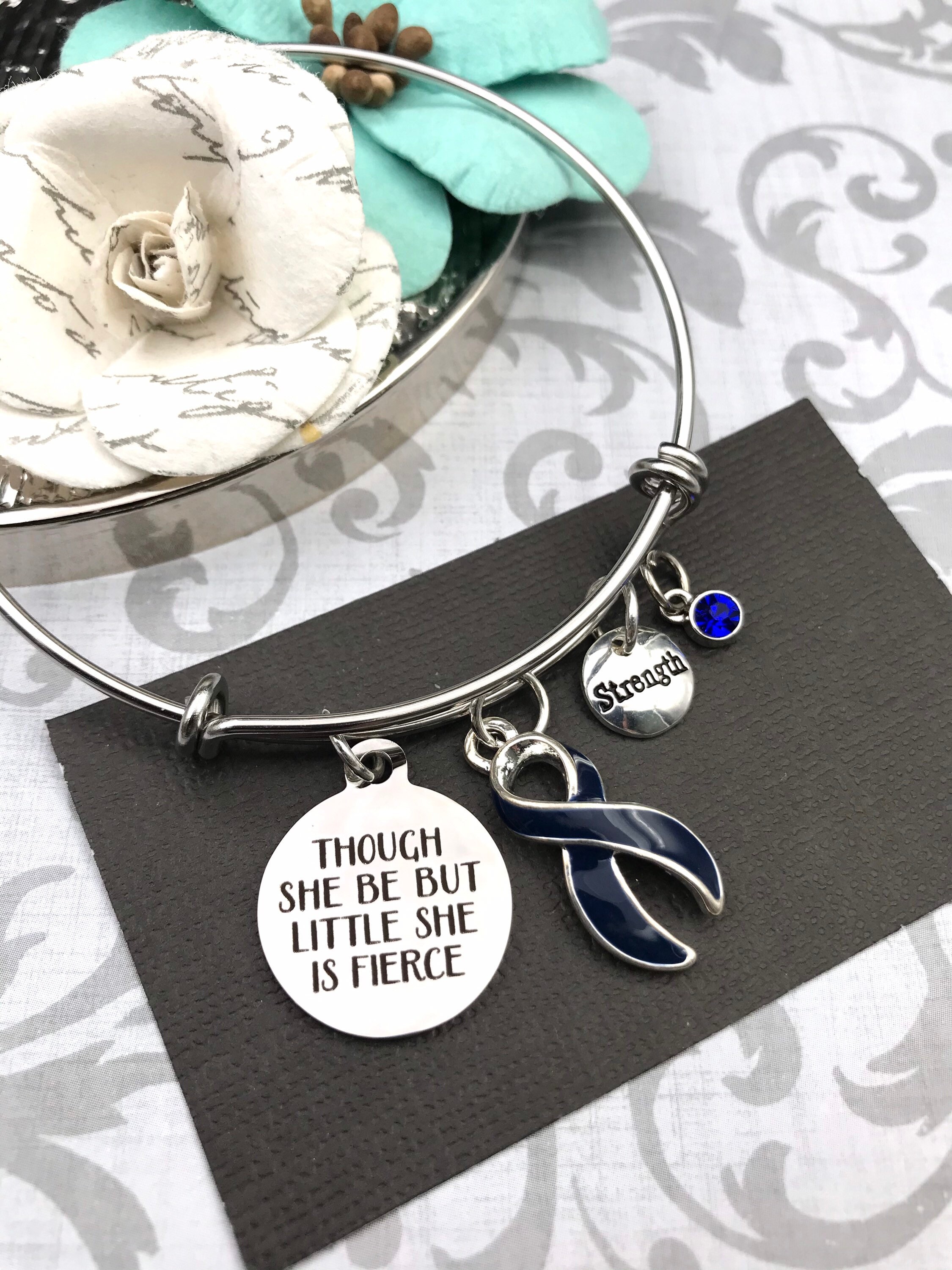Crohn's, Colitis, Colon Cancer, Colorectal Cancer Awareness Bracelet ...